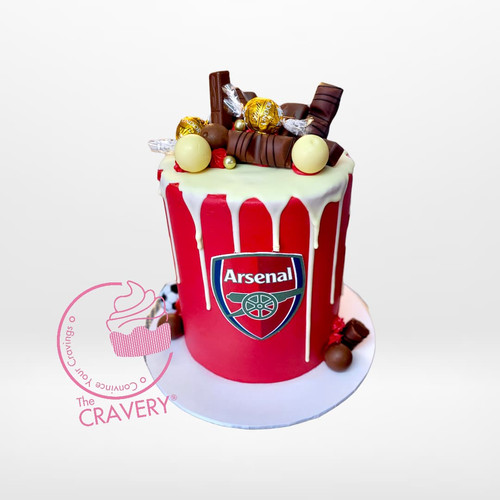 ARSENAL FOOTBALL CAKE | THE CRAVERY CAKES
