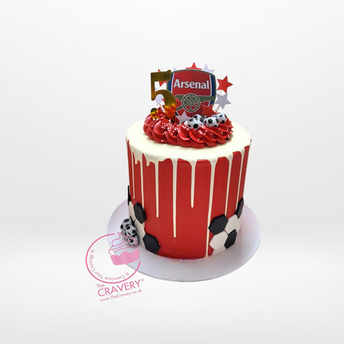 ARSENAL FOOTBALL CAKE | THE CRAVERY CAKES