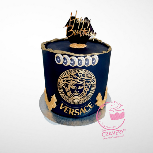 HAPPY BIRTHDAY VERSACE CAKE | THE CRVAERY CAKES