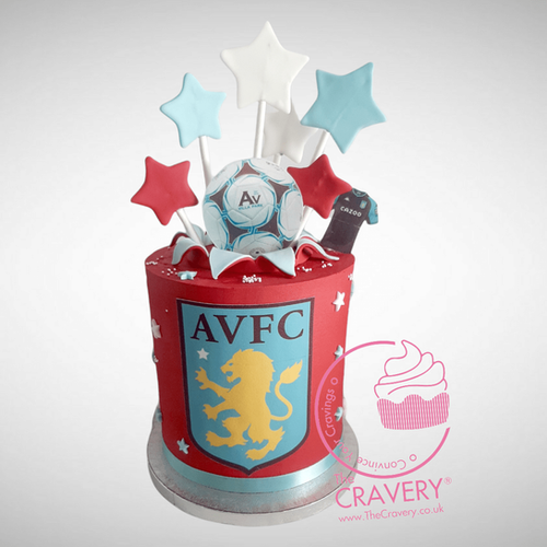 ASTON VILLA BIRTHDAY CAKE | THE CRAVERY CAKES