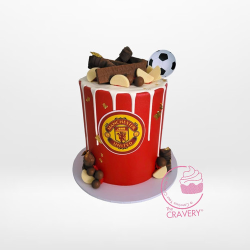 MANCHESTER UNITED BIRTHDAY CAKE | THE CRAVERY CAKES
