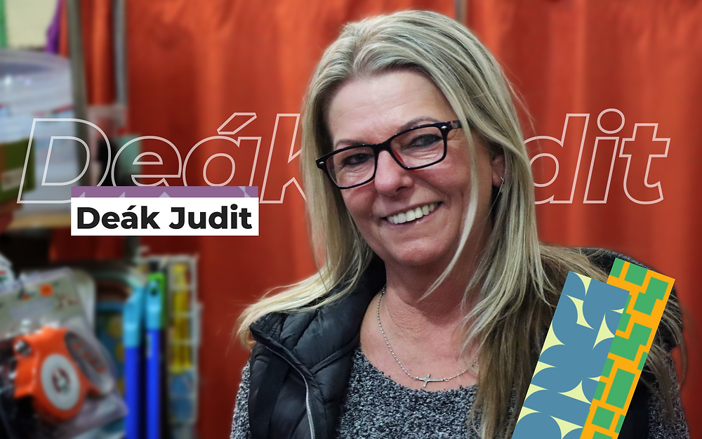 Judit, a kínai boltos: „Szeretem az embereket, szeretem Sződligetet!”