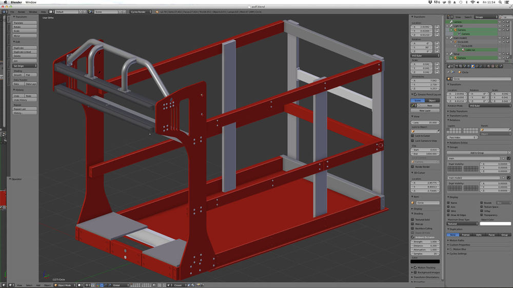 Modelling an ROV from start to finish: the base