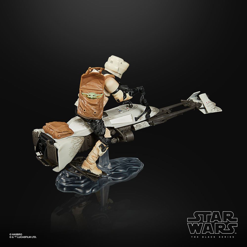 Star Wars Black: "Mandalorian" Speeder Bike and Figures up for ...