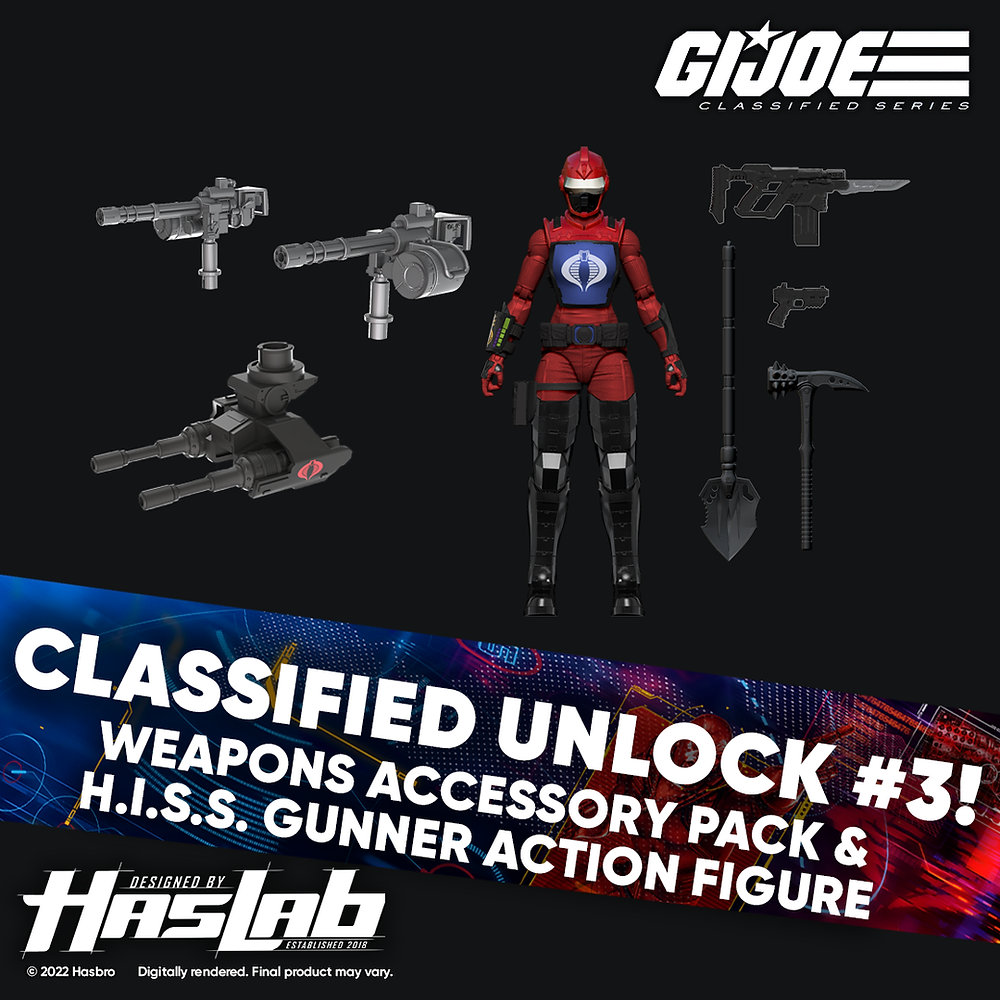 HasLab: GI Joe Classified HISS Tank Upgrade #3 revealed!