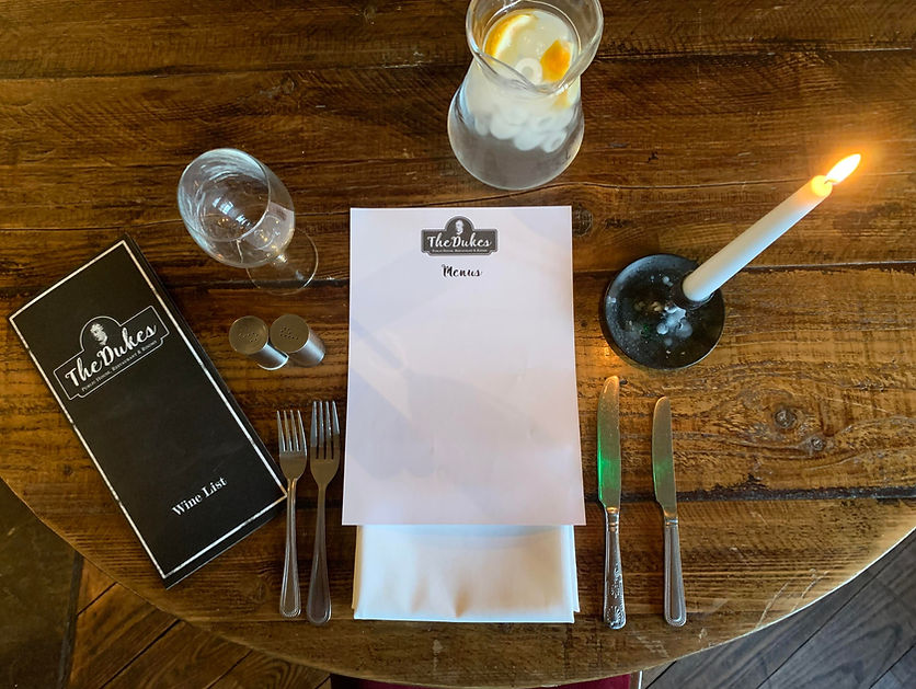 Menus | The Dukes