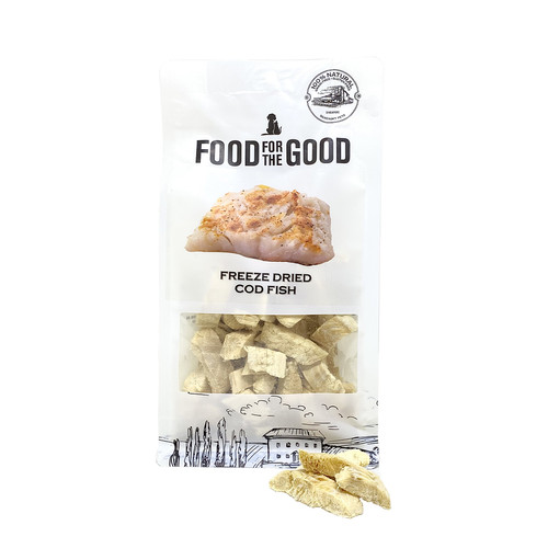 Food For The Good Air Dried Cod Fish 50g | Pawkit