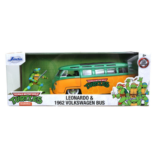 JADA TURTLES LEONARDO 1962 VW BUS 1:24 (253285000) | Mavros Larnaca