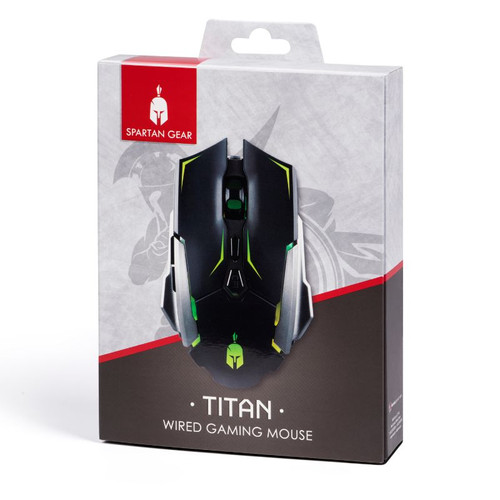 SPARTAN GEAR - TITAN WIRED GAMING MOUSE | Mavros Larnaca