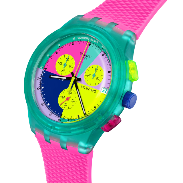 Reloj Unisex Swatch Neon Flash Arrow SUSG408 | Relojeria Manantial