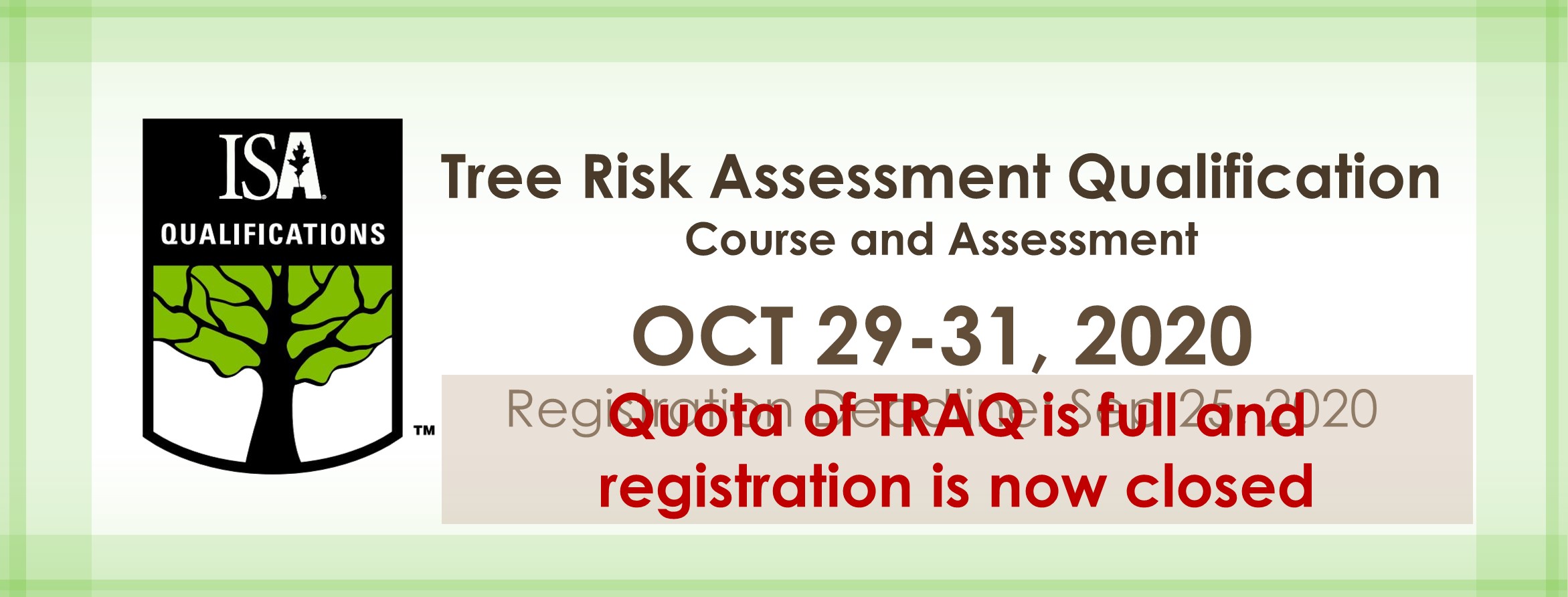 ISA Hong Kong Chapter Certified Arborist, Cetified Tree Worker Climber