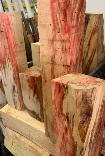 3X3X7 Box Elder Pepper Mill Blank | Thurmans Wood Blanks