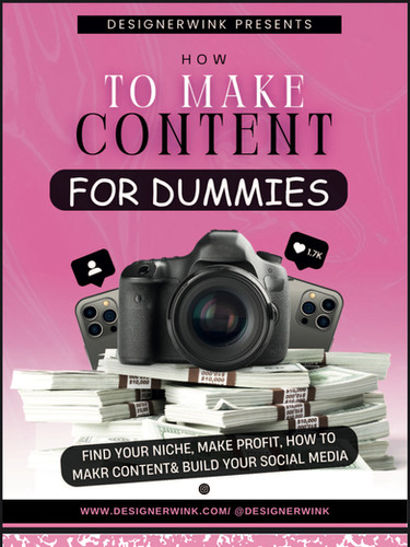How to Make Content for Dummies EBOOK | DESIGNERWINK