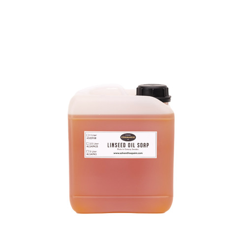 Ottosson Linseed Oil Soap: 2.5 Liter | Solvent Free Paint