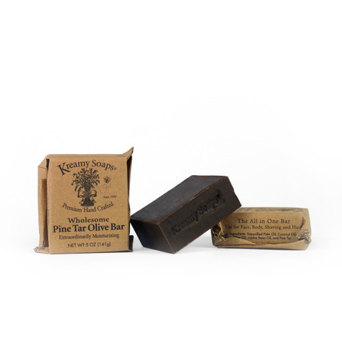 Pine Tar Olive Bar Soap: 5 oz | Solvent Free Paint