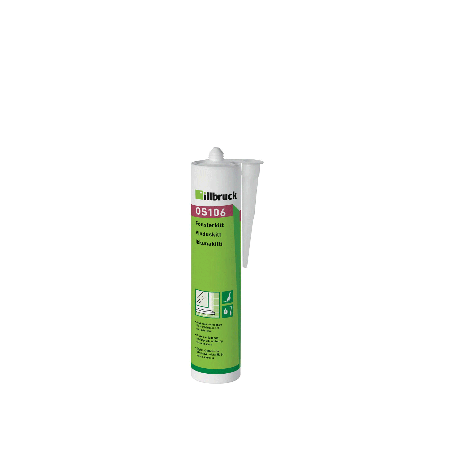 Illbruck Linseed Oil Putty Tube (for standard dispensing gun): 300ml ...