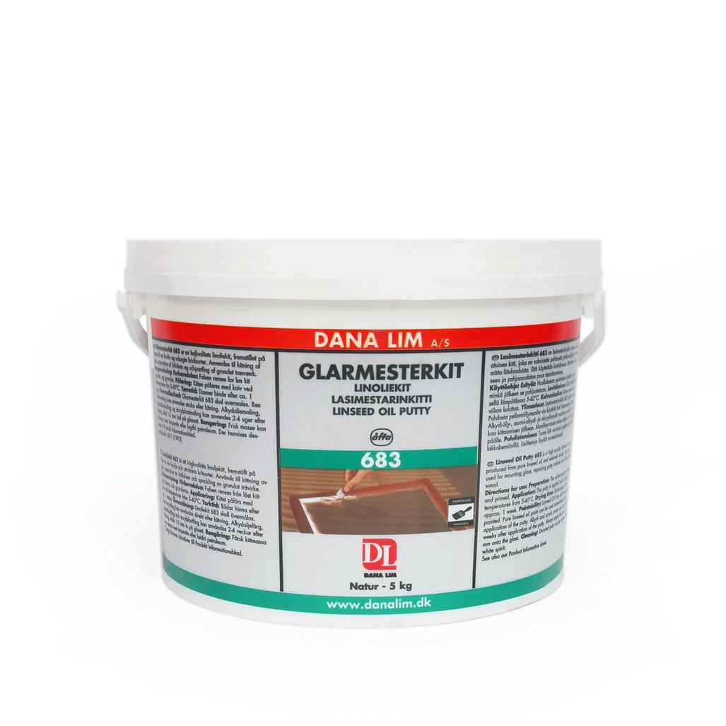 DANA Linseed Oil Glazing Putty: 11 lb Tub | Solvent Free Paint