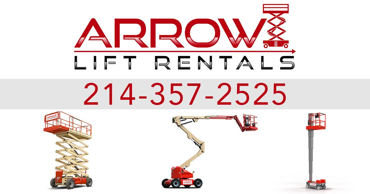 Scissor Lifts, Boom Lifts & Telehandlers | Arrow Lift Rentals - Dallas, TX