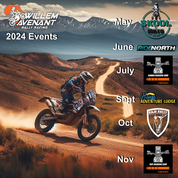 Roadbook Camps | Willem Avenant Rally