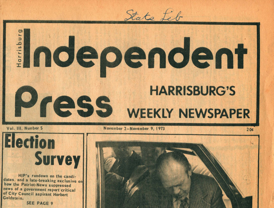 HIP Volume 3, Number 5: November 2 - November 9, 1973