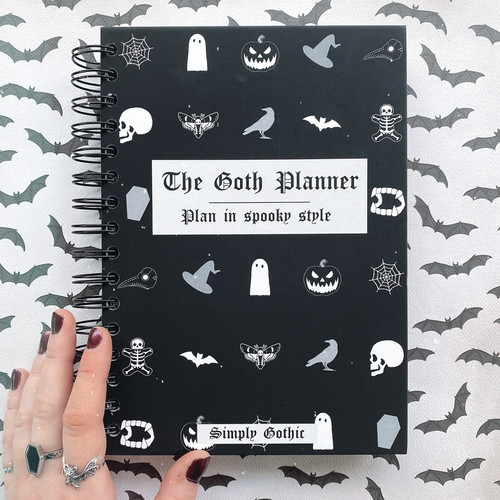 The Goth Planner - Plan in spooky style (undated) | SimplyGothic