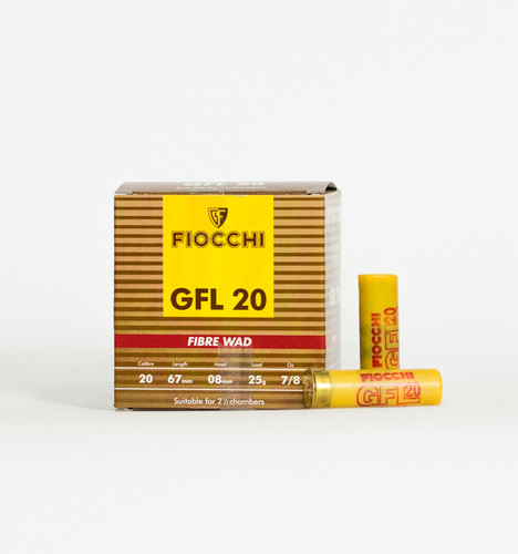 Fiocchi GFL 20 Gauge 28 Gram Fibre Wad Per 1000 | johnforseyguns