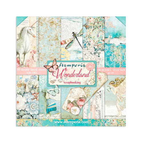 Scrapbooking Pad 10 sheets cm 30,5x30,5 (12"x12") - Wonderland | Stamperia