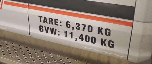 GVW/TARE decals - set of 2 | oilcitysigns