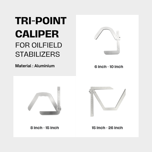 Tri-Point Caliper for Oilfield Stabilizers | Gab Oilwell Services