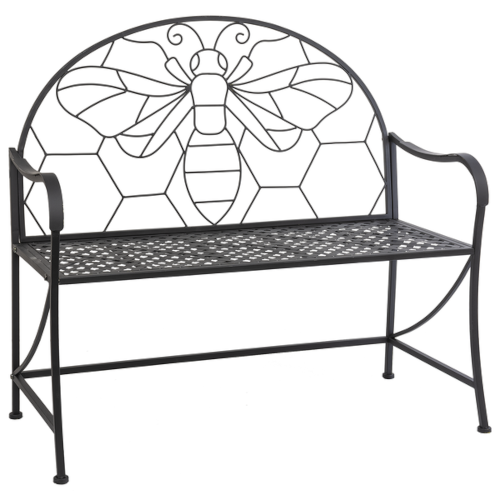 Metal Bee Bench, each | Alternative Landscaping LTD. Brandon, MB
