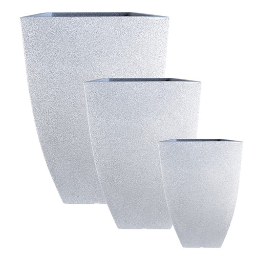 Japi Modern Square Planter Granite, each (Assorted Sizes) | Alternative ...