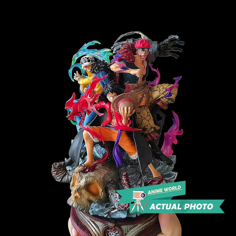 Anime One Piece Captain Three of Supernova Ghost Island Luffy ...