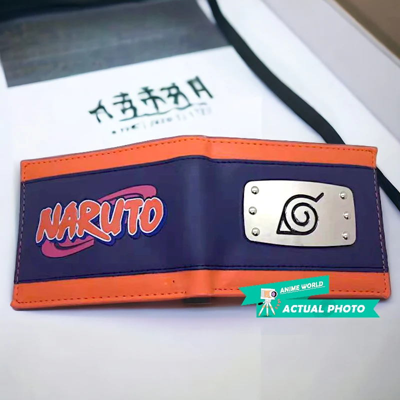 Naruto Anime metal sticker Akatauki Wallet | animeworld.co.nz