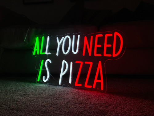 All You Need Is Pizza Neon Sign | Marvellous Glow Ltd