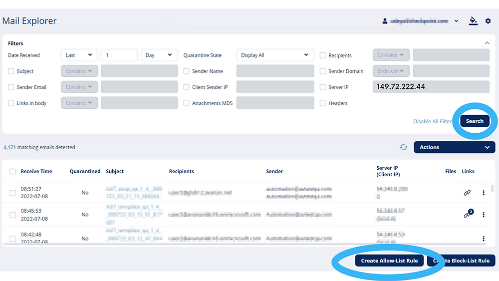 How to set up Avanan Anti-Phishing Allow-List?