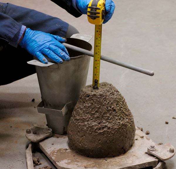 Concrete slump test | sustainable-concrete