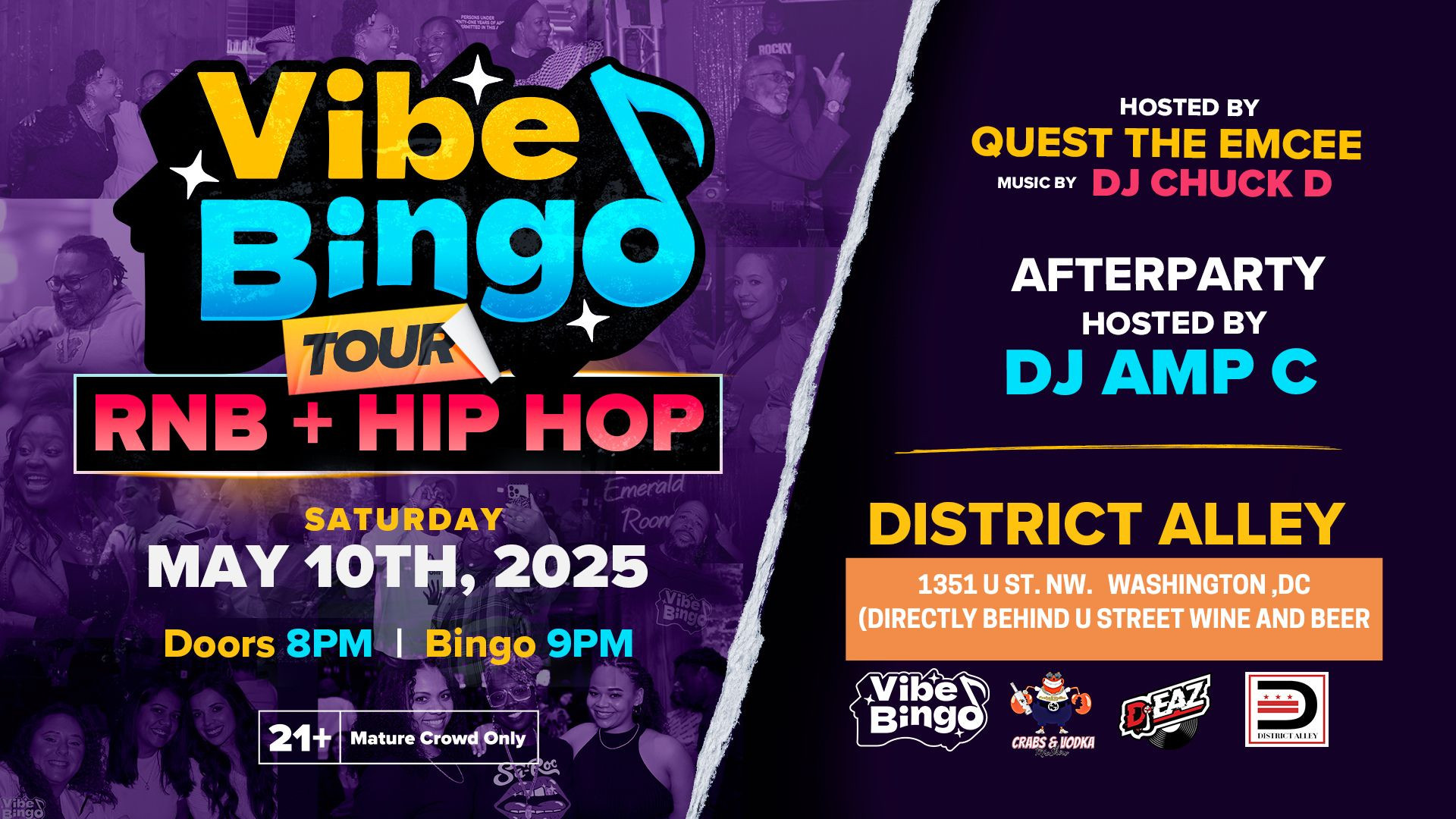 VIBE BINGO - DISTRICT ALLEY WASHINGTON, DC | Vibe Bingo