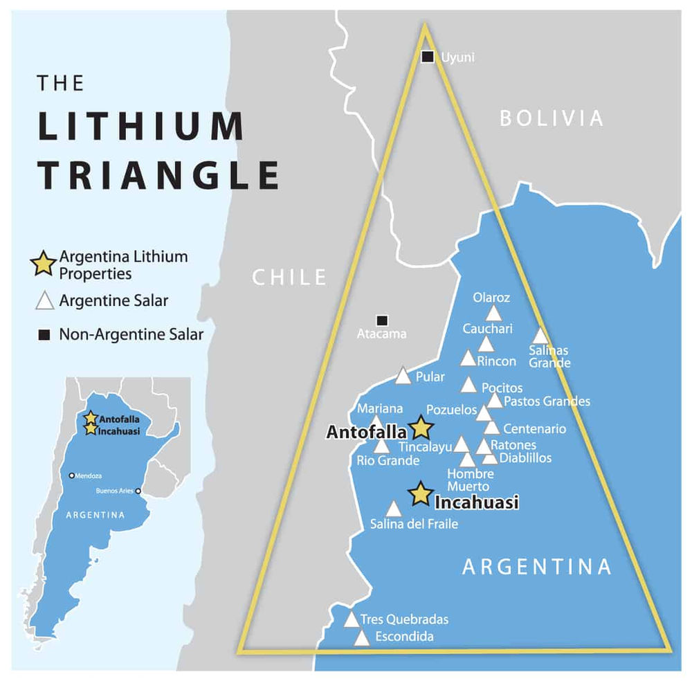 La géopolitique du triangle du Lithium