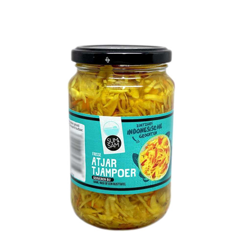 SUM & SAM Pickled Vegetables ( Atjar Tjamoer ) Jar 340g | Dutchmarket