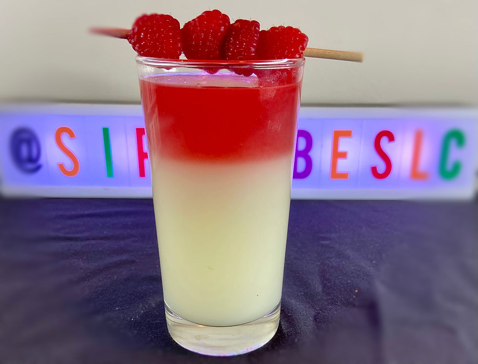 Sip and Vibe SLC's Exquisite Raspberry Piña Colada - A Tropical Twist ...