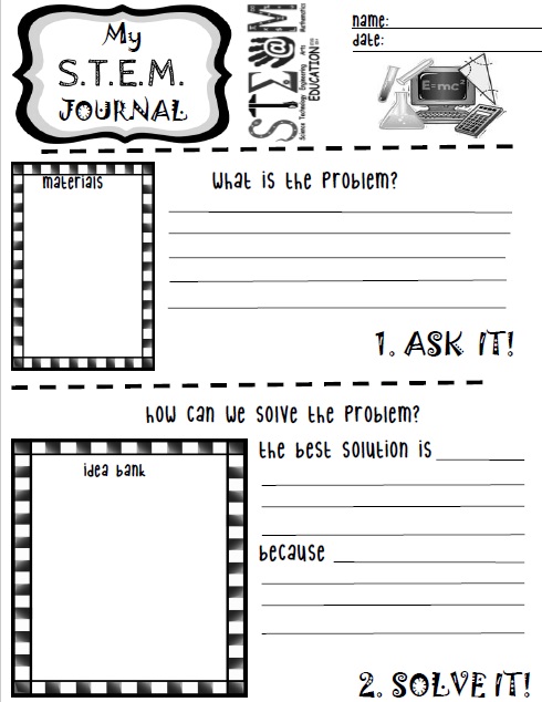 S.T.E.M. Lab Worksheet- One Lab Sheet To Rule Them All | Elementary ...