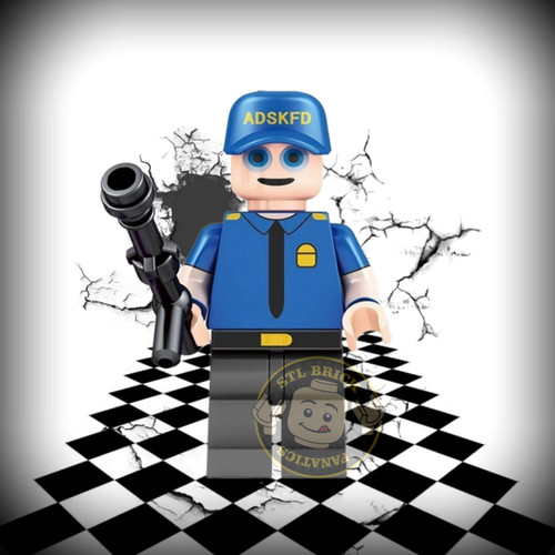 Security Guard (Mike Schmidt) FNAF | STL Brick Fanatics