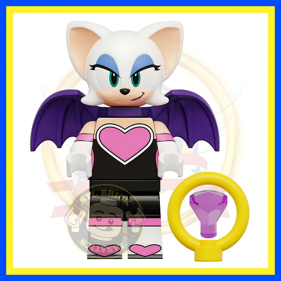 Rouge the Bat (Sonic) | STL Brick Fanatics