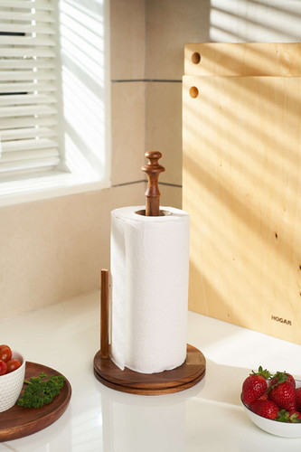 Wooden kitchen tissue paper holder stand | Hogar
