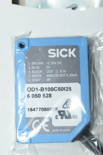 SICK OD1-B100C50I25 Short Range Distance Sensor Sick