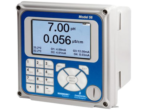EMERSON ROSEMOUNT 56-03-22-38-HT ANALYTICAL 56 DUAL INPUT ANALYZER ...