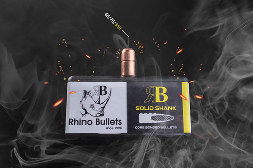 45-70 Solid Shank (20-units) | Rhino Bullets