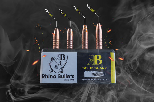 9,3mm Solid Shank (25-units) | Rhino Bullets