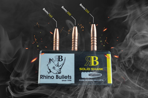 8mm Solid Shank (25-units) | Rhino Bullets