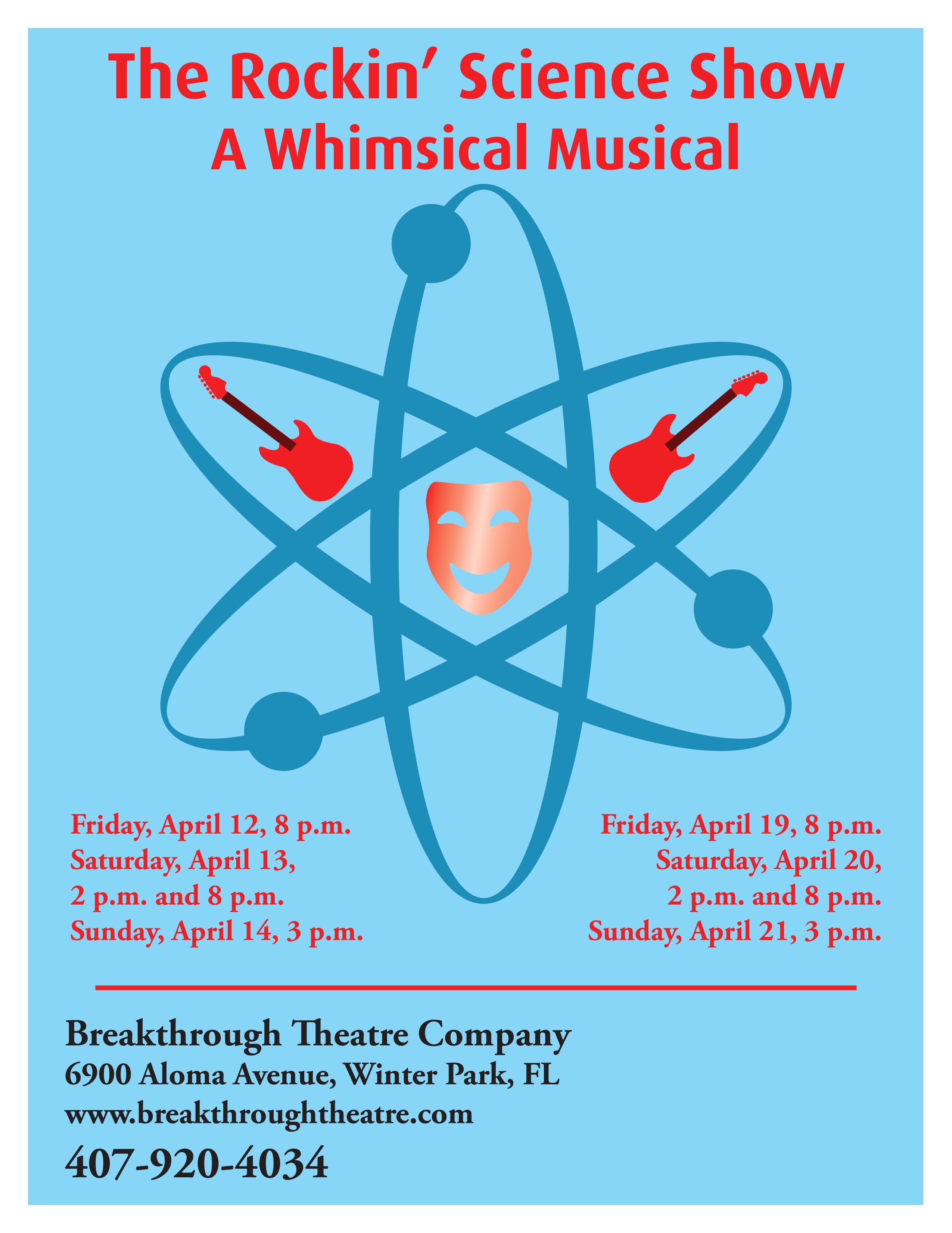 The Rockin' Science Show, April 12, 8 p.m., Proton Cast | Breakthrough ...